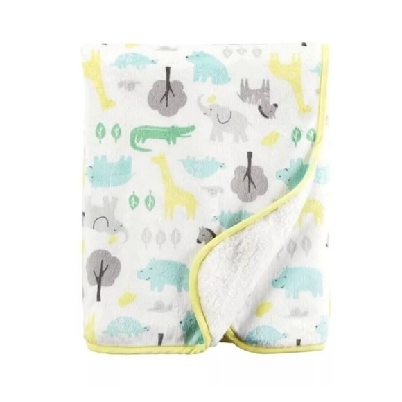 Carter's | Other | New Carters Jungle Safari Yellow Gray Blue Elephant ...